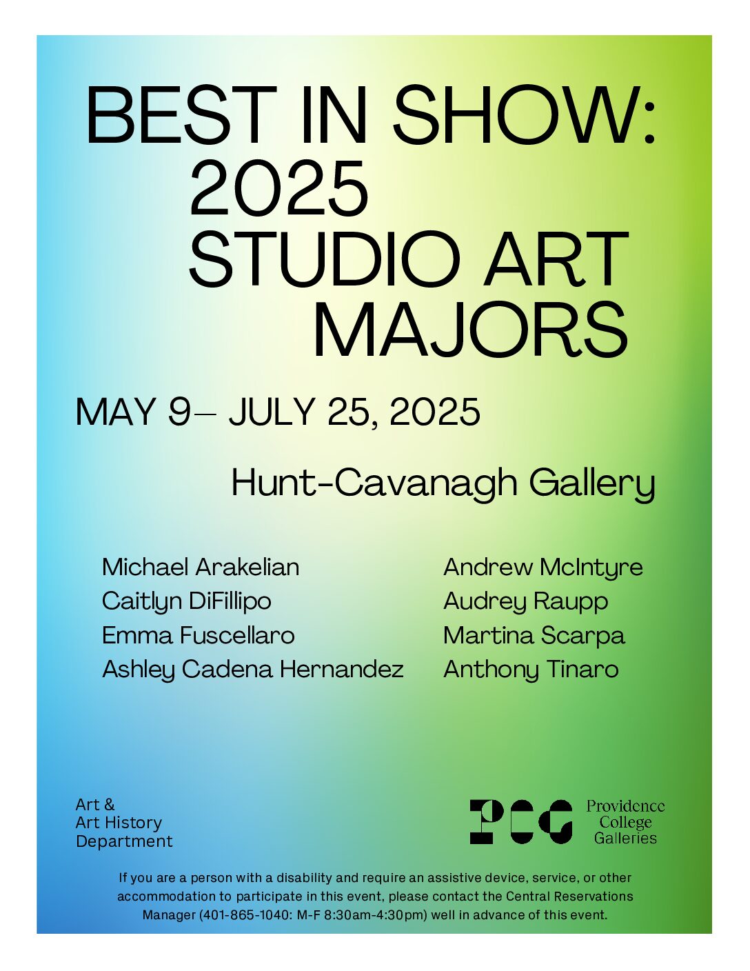 Best In Show: 2025 Studio Art Majors – Providence College Galleries